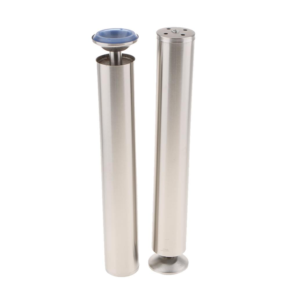 2inch Round Cabinet Metal Legs Stainless Steel Kitchen Feet , 35cm ...
