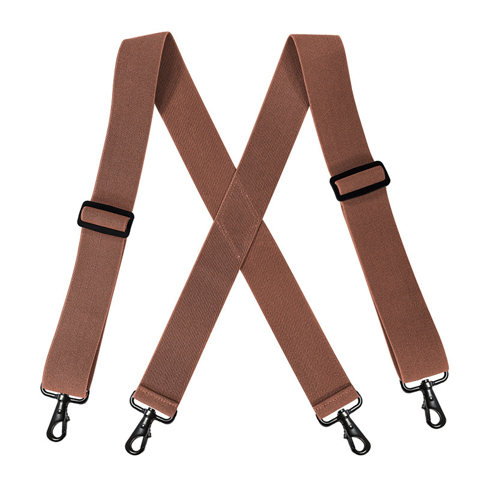 2inch Width Suspenders for Men with Metal Clip Fashion Highly Elastic ...