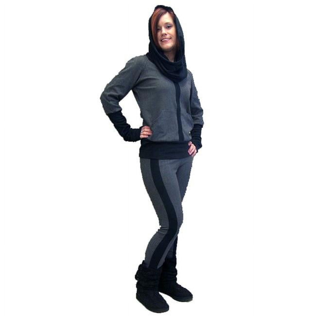 2kGrey KT100M Ladies Dani Hood by Kiya Tomlin, Charcoal Grey - Medium ...