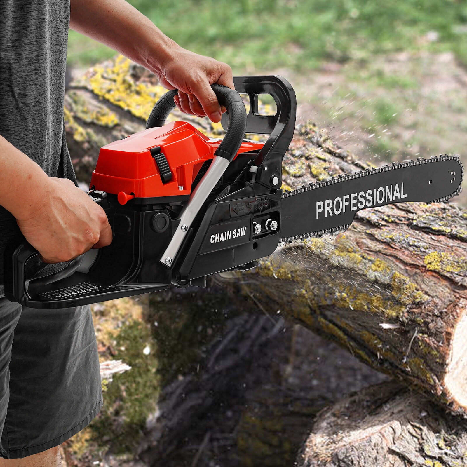 2kw 58cc 20 inch Gasoline Chainsaw Petrol Chainsaw Handheld Petrol ...