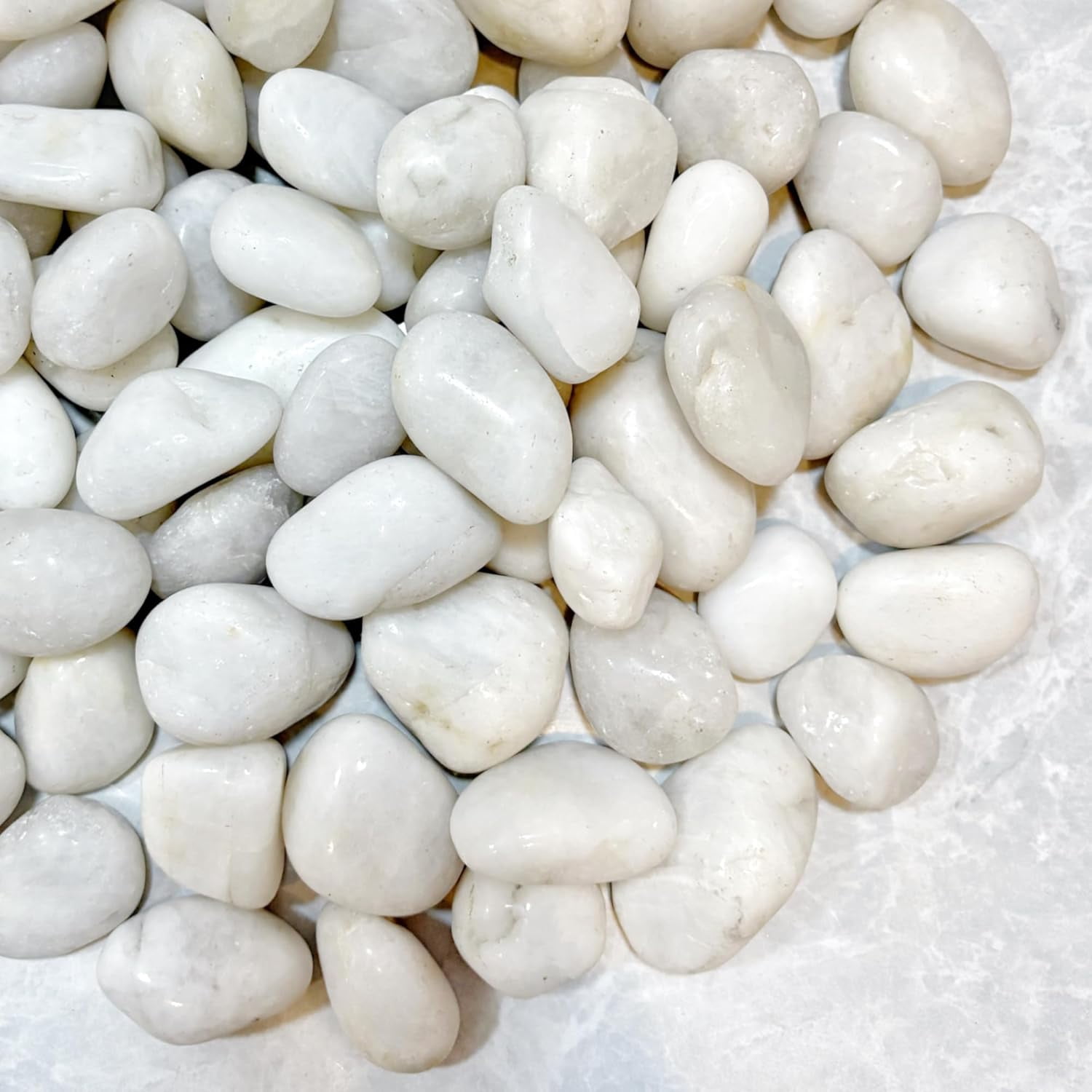 2lbs River Rocks, 1-2Inch Decorative Ornamental Natural Pebbles for ...