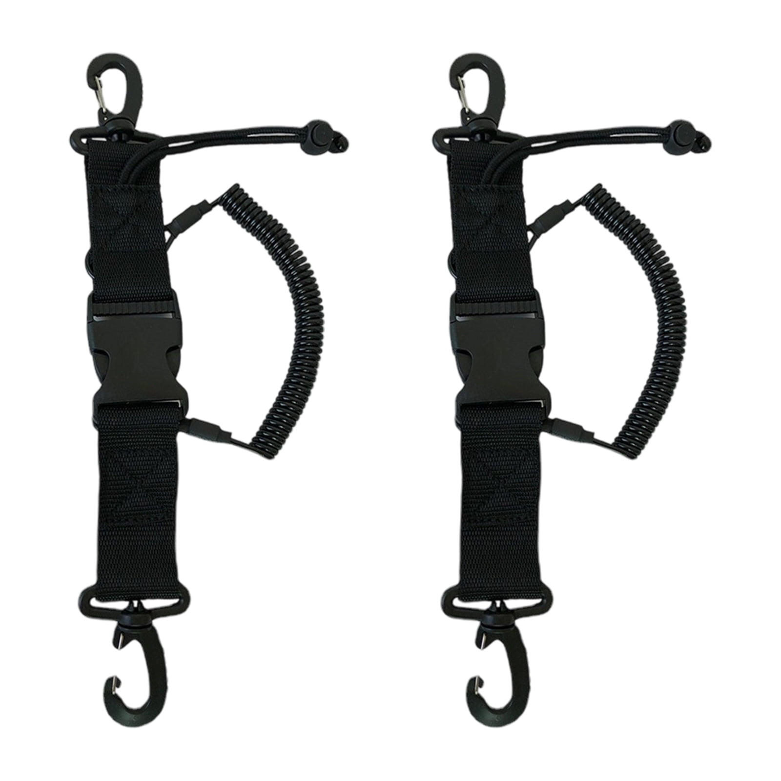 2lots Reusable Spring Coils Lanyard High Strength Nylons Diving Tethers ...
