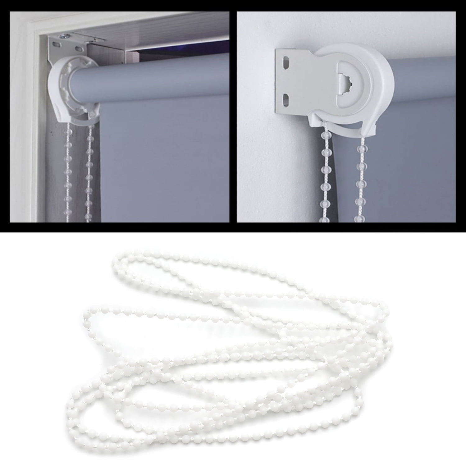 2m/6Feet Loop 1m Side Pulley Chain Beadchain For Roller Blind Shade ...