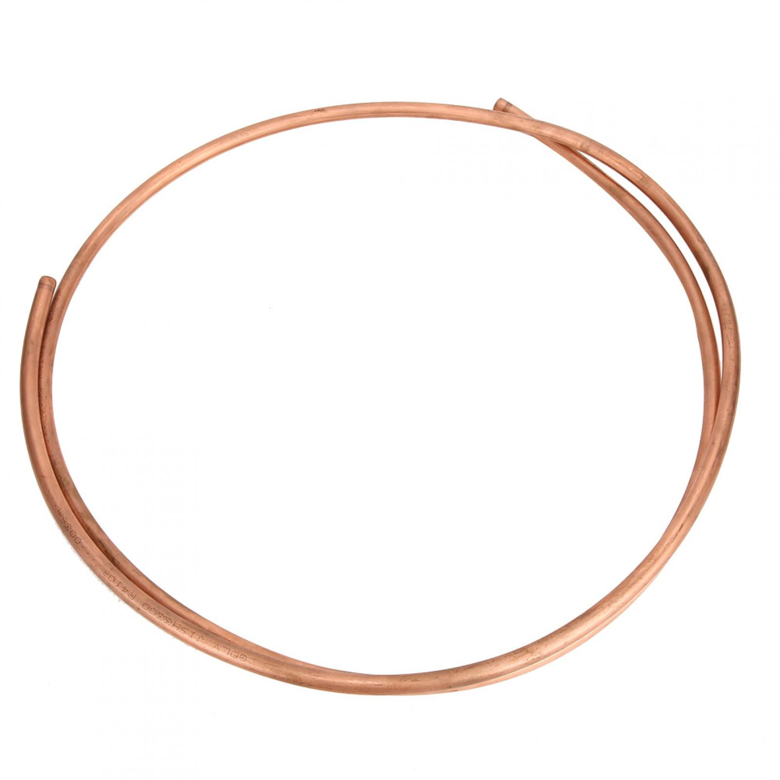 2m C1100 T2 Copper Tube Pipe Soft Coil Tubing for Air Conditioner Refrigerator OD 9.5mm / ID 7 ...