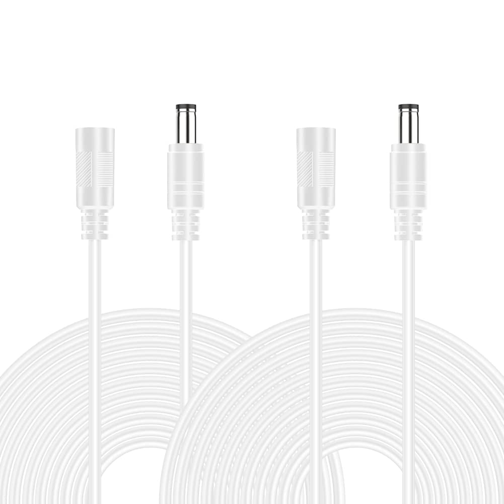 2m DC Extension Cord 5.5mm x 2.1mm. Universal DC 12V Power Extension ...