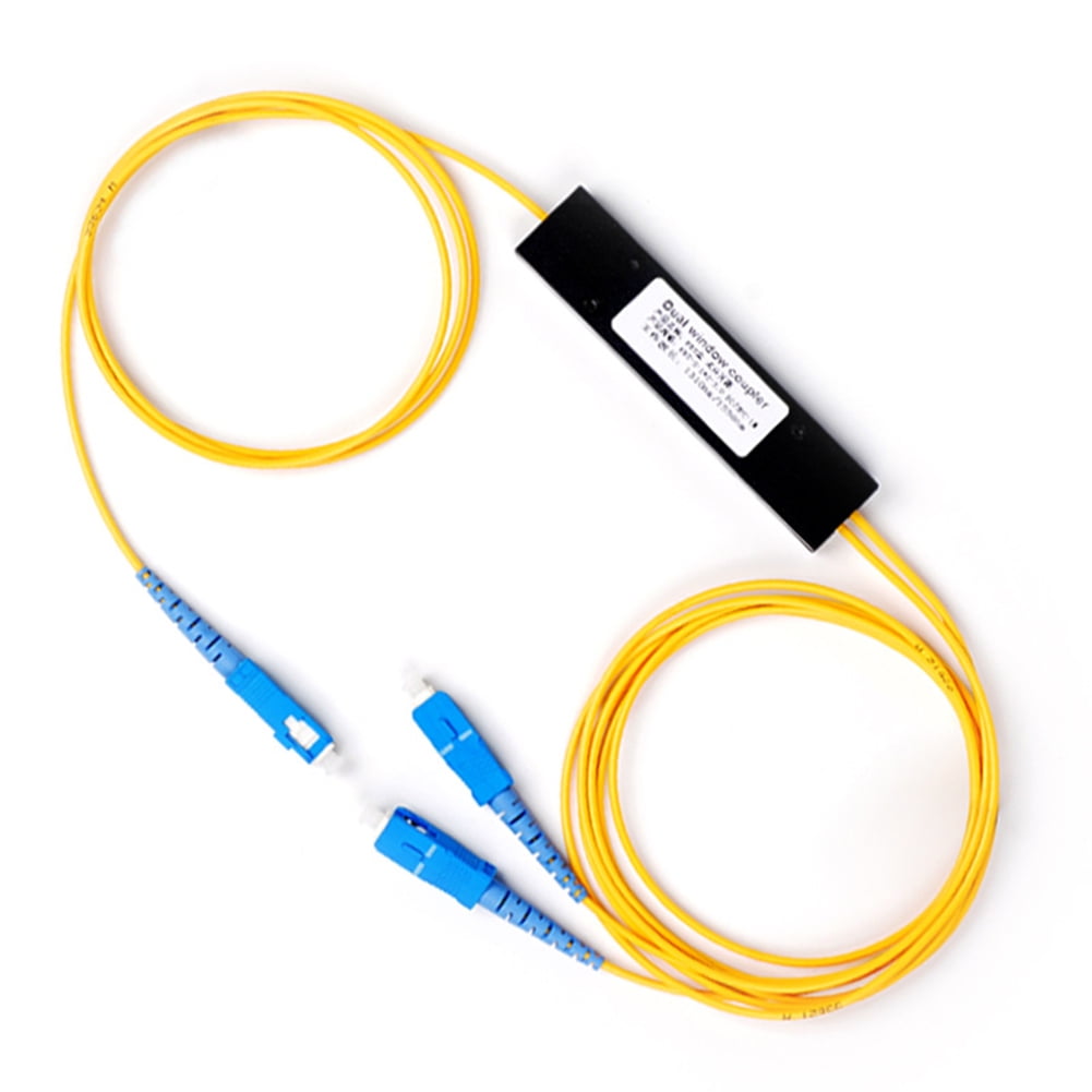 2m Ftth SC UPC 1X2 PLC Singlemode Fiber Optical Splitter FBT Optical ...