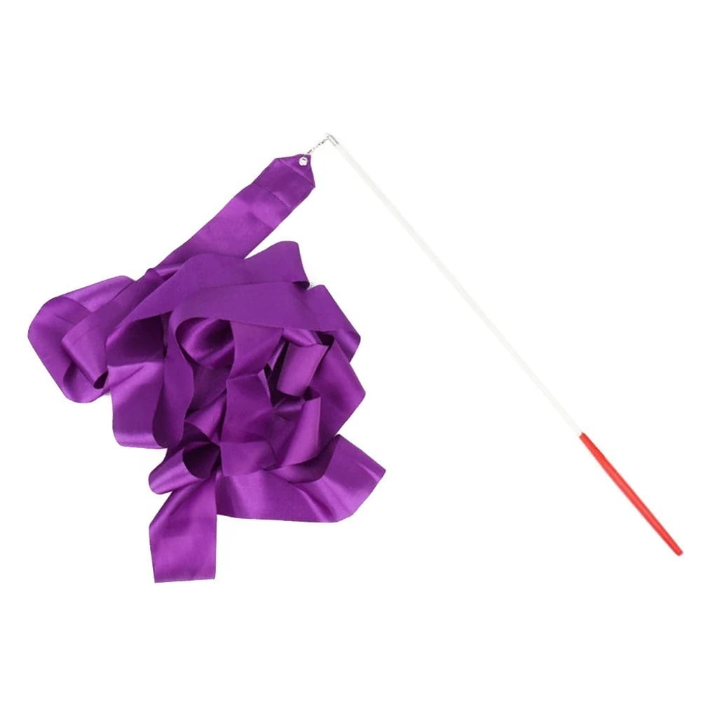 2m Gym Dance Ribbons Rhythmic Equipment Ballet Streamer Twirling Rod ...