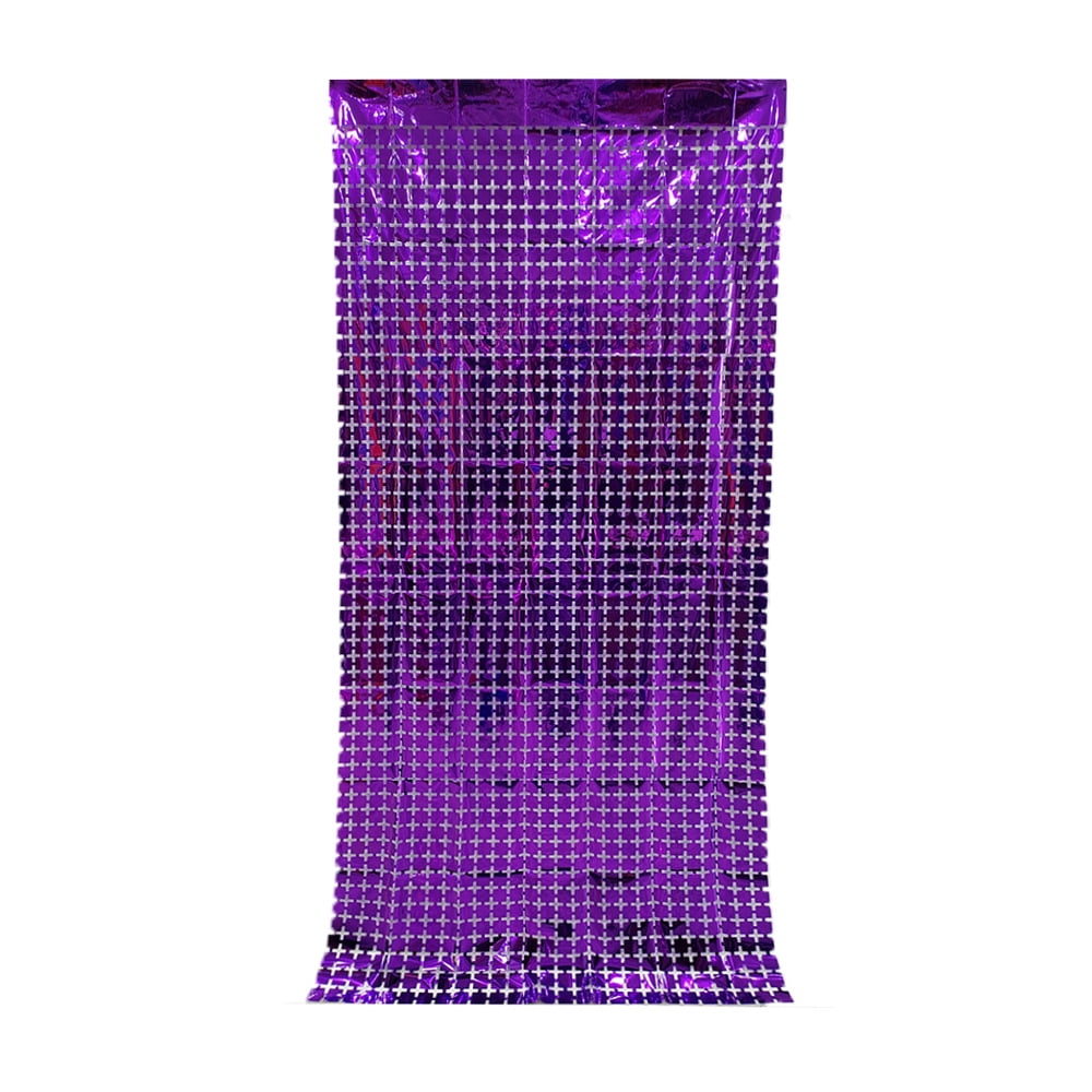 2m Light Small Square Curtain One-year-old Background Wall Decoration ...