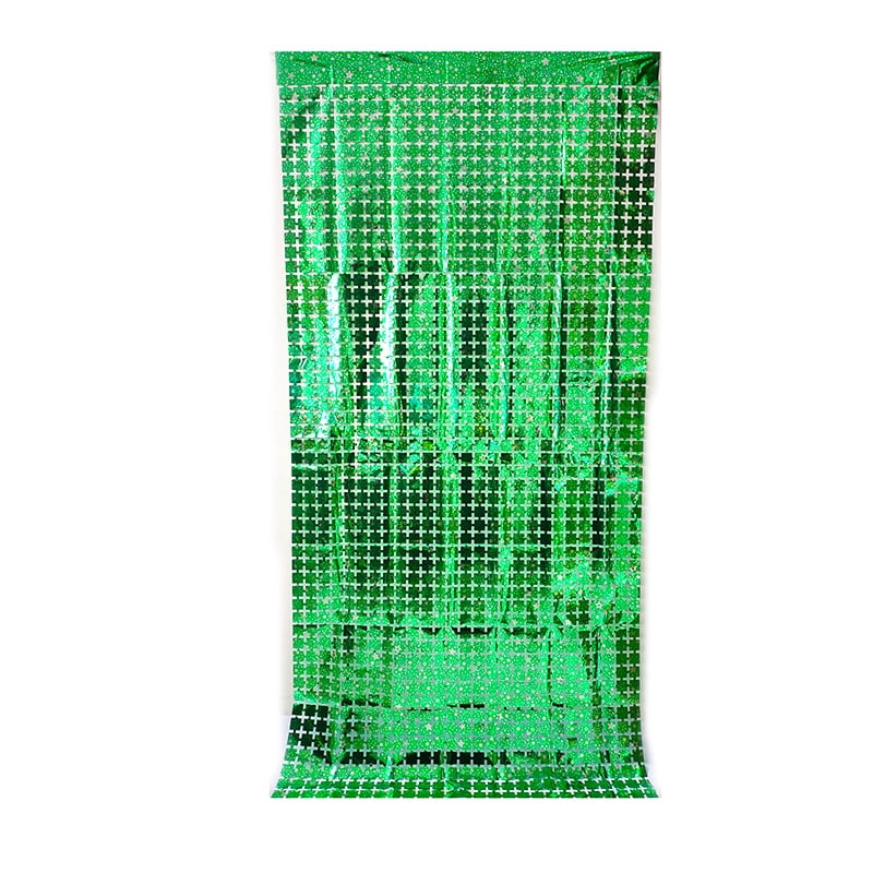 2m Light Small Square Curtain One-year-old Background Wall Decoration ...