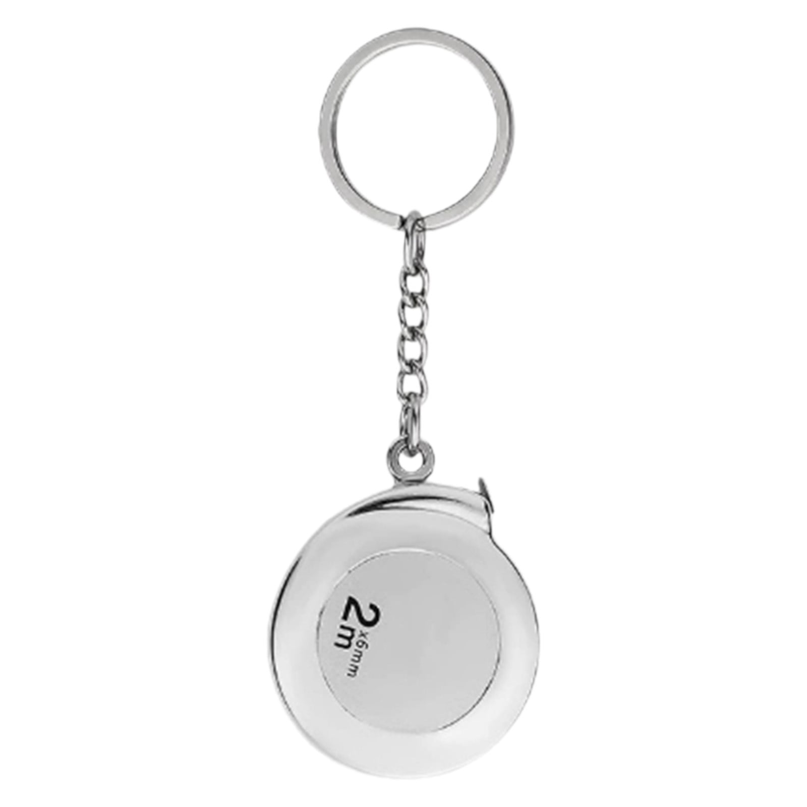 2m Tape Measure with Keychain, Retractable Portable Pocket Measuring ...