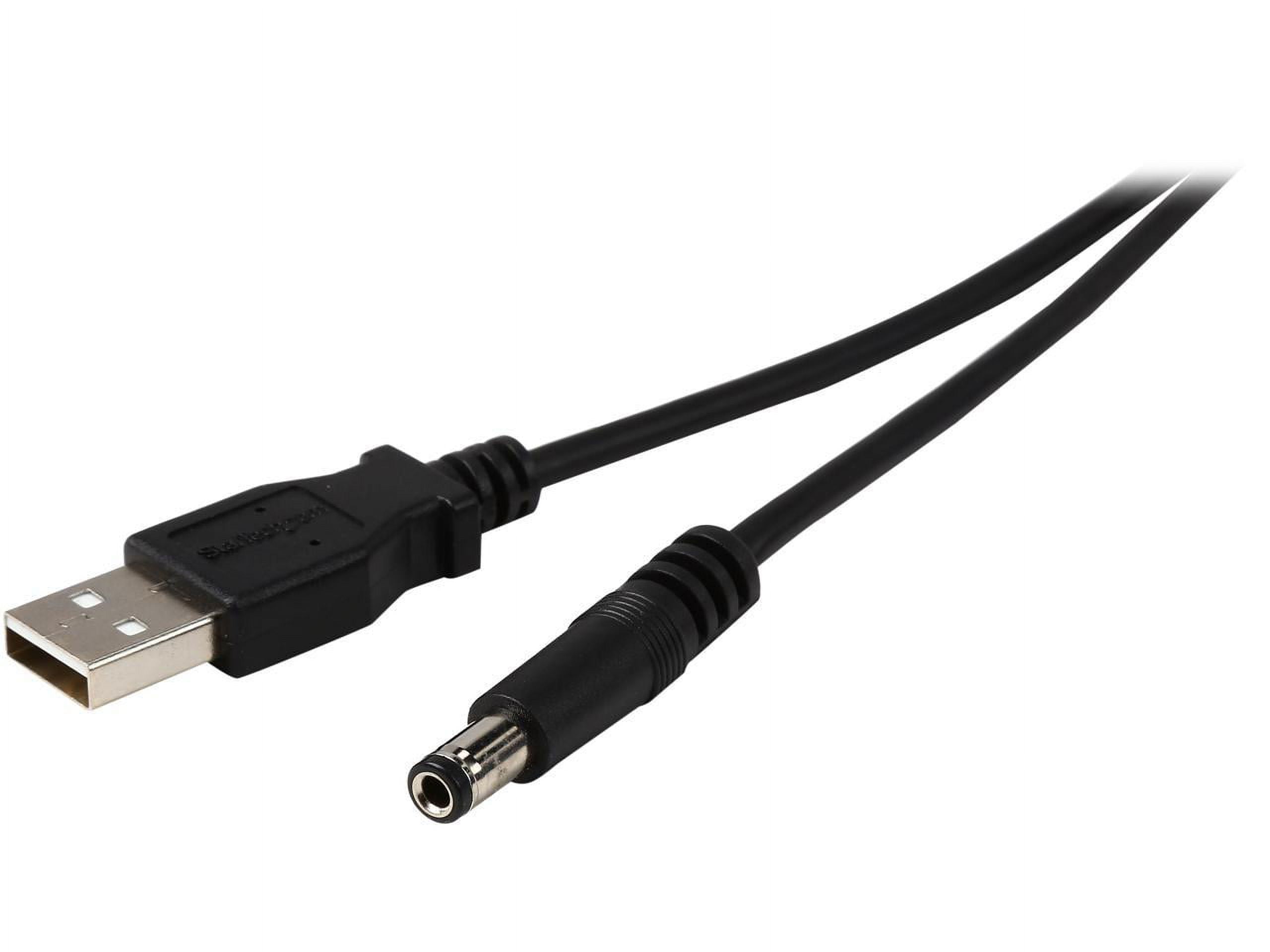 2m USB to Type N Barrel Cable USB to 5.5mm 5VDC Power Cable USB2TYPEN2M ...