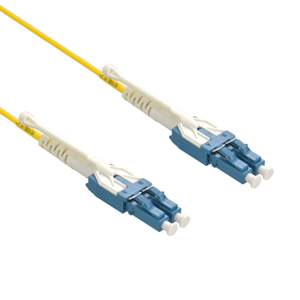 2m Uniboot LC/UPC LC/UPC Singlemode Duplex Fiber Optic Patch Cable with ...