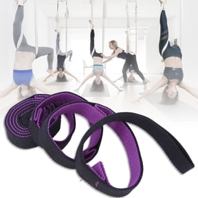 GoFit Stretch Rope with Training Manual – Stretching Strap with Loops ...