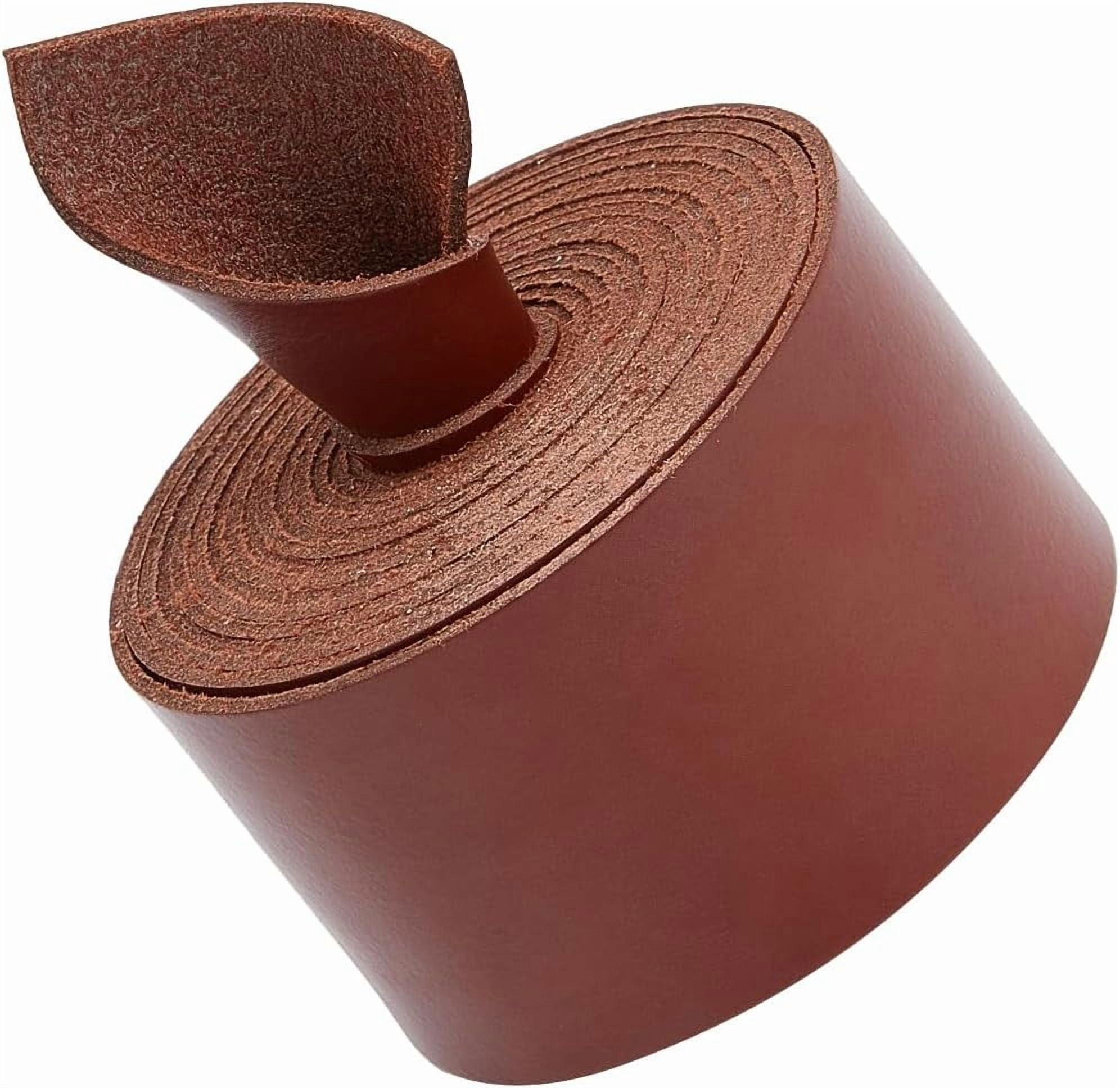 2m x 37.5mm Flat Leather Cord Full Grain Genuine Leather Strap 1.2mm ...