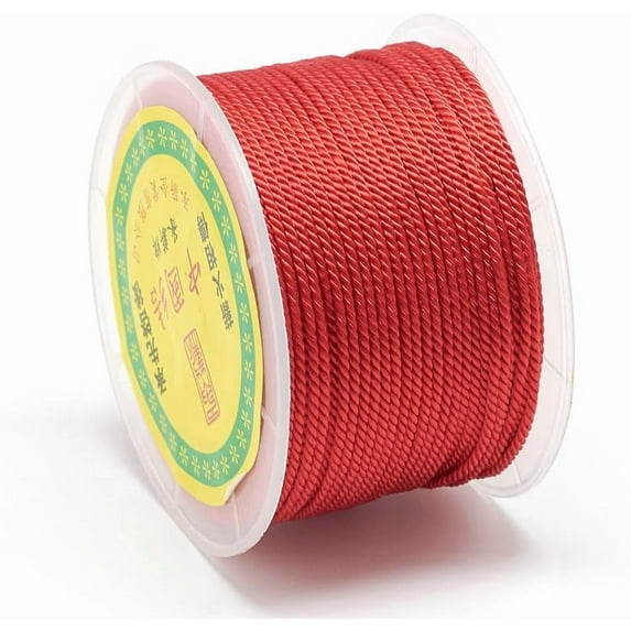 2mm 54Yards Red Rope Cord forSewing Crafting Xmas Thread String ...