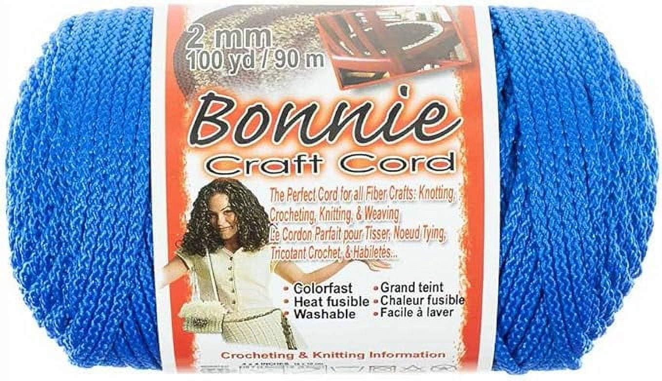 2mm Bonnie Crafting Cord Macramé Knitting Weaving Crafts 100 Yard Spool ...