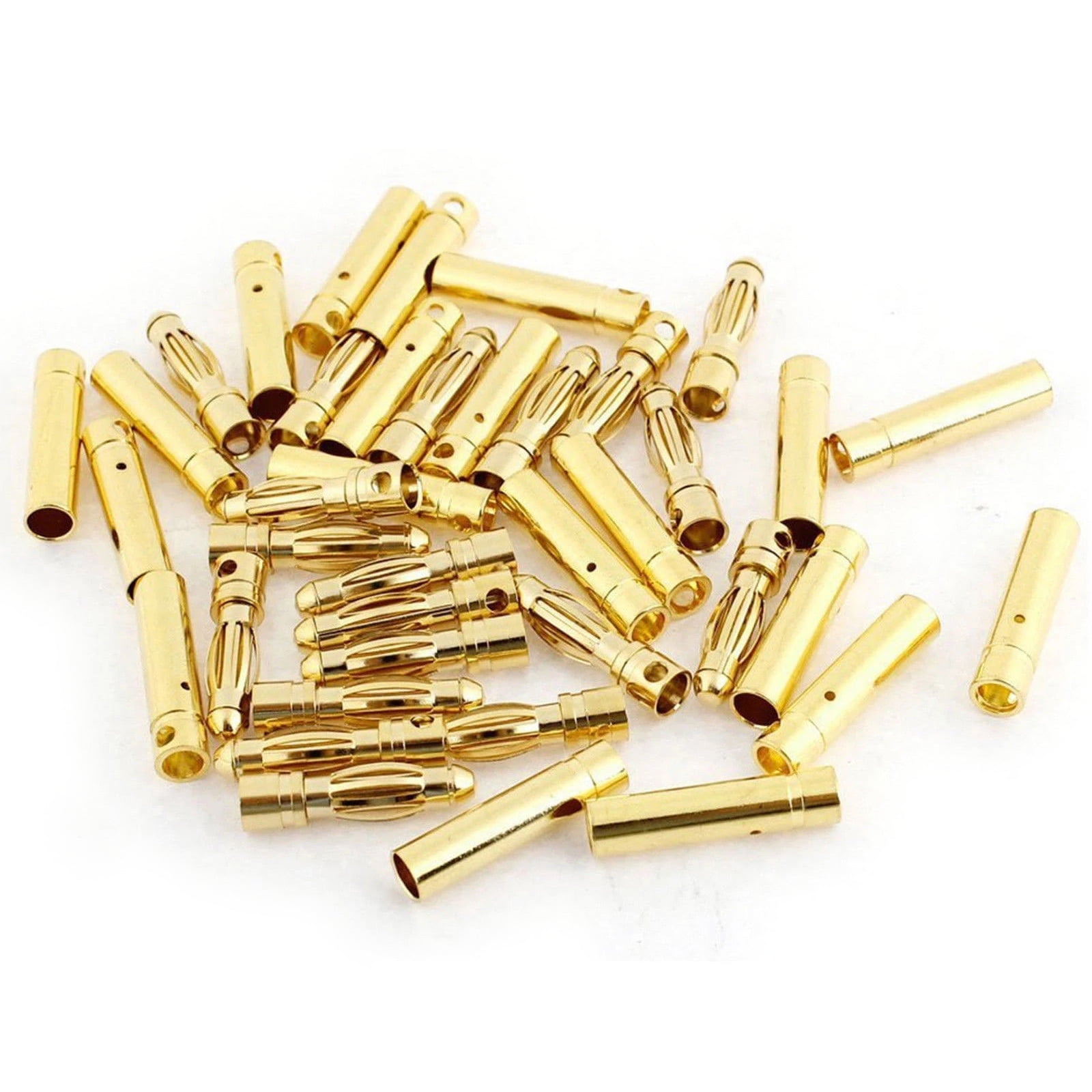 40pcs 2mm Bullet Connector Set (20x Male / 20x Female) - Walmart.com