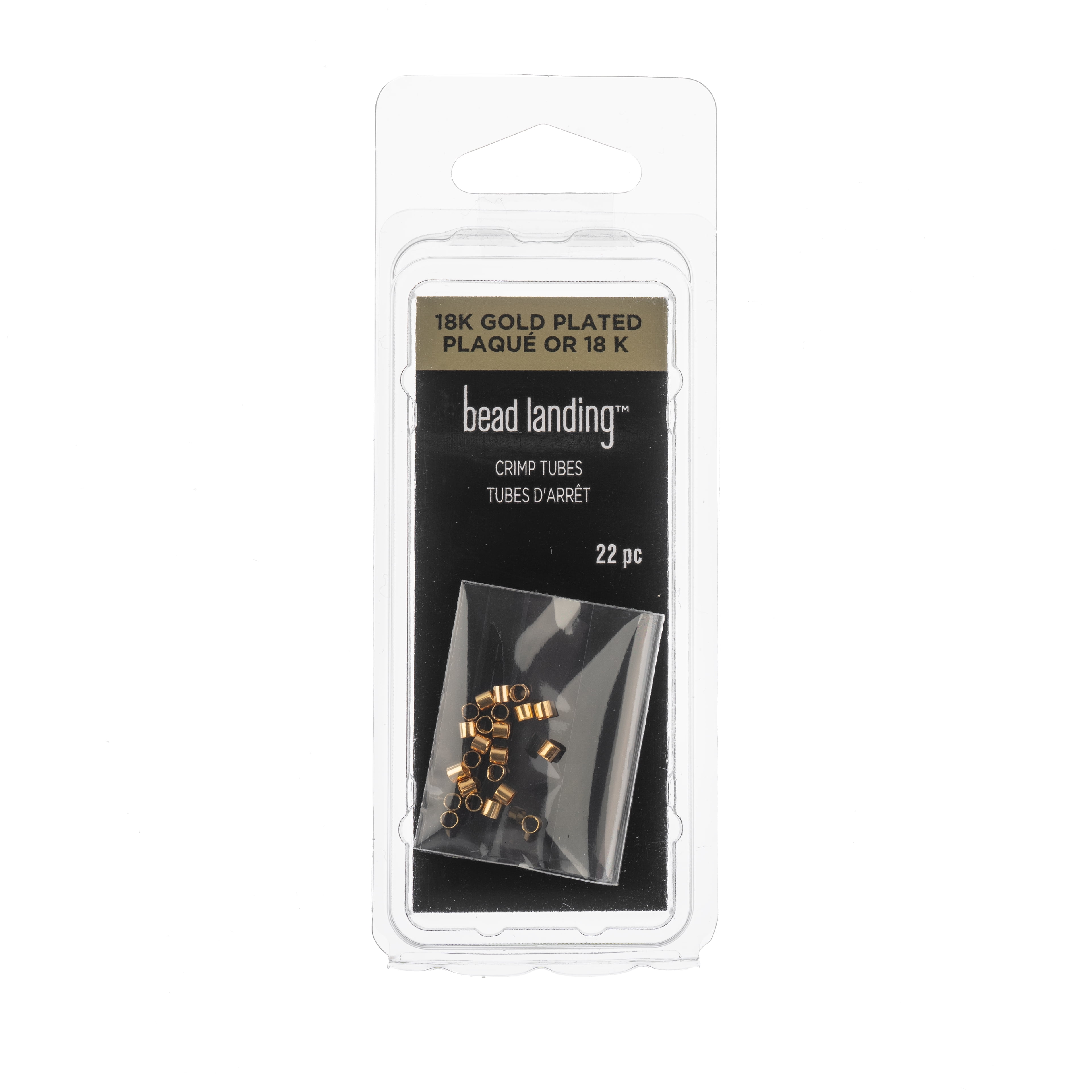 2mm Gold Metal Crimp Tubes by Bead Landing – Jewelry Findings for ...