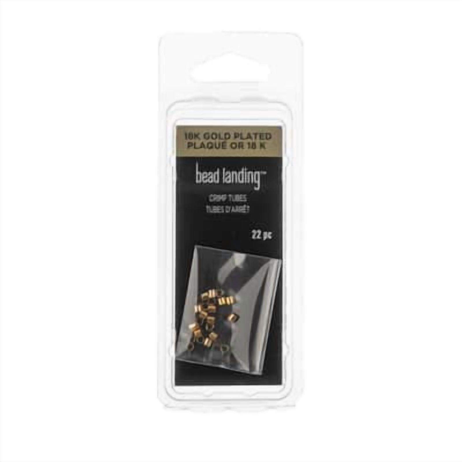 2mm Gold Metal Crimp Tubes by Bead Landing – Jewelry Findings for ...