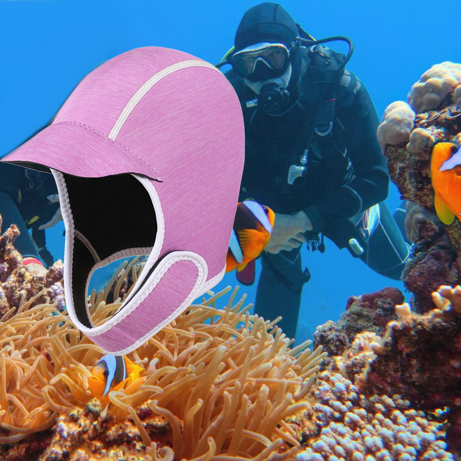 2mm Neoprene Wetsuit Hood Scuba Diving Hood Cap Stretch Sun Protection ...