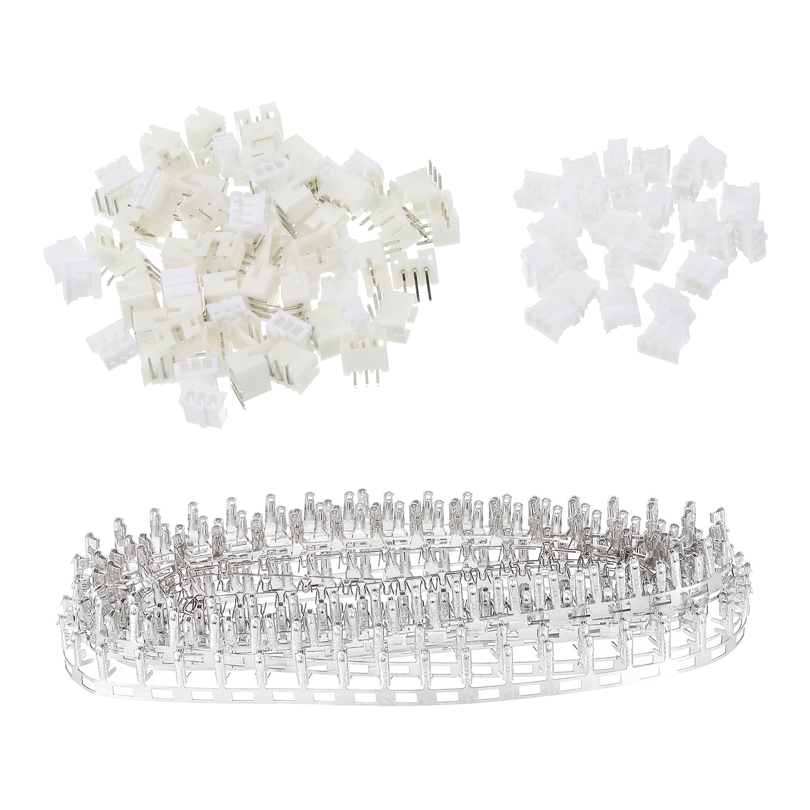 2mm Pitch Connector Kit 3 Pin Male Female Header Right Angle Pin Socket ...