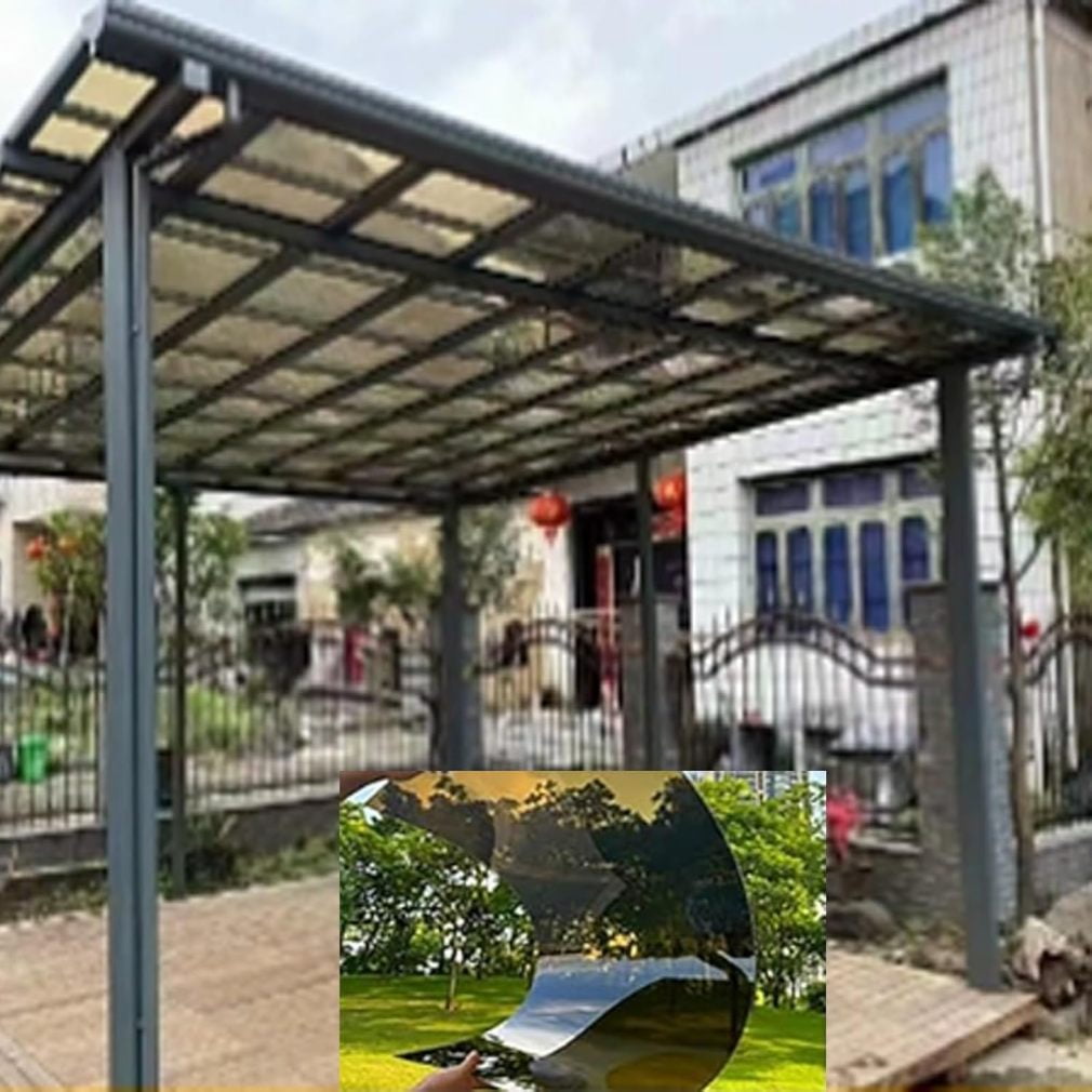 2mm Thick Polycarbonate Roofing Sheets Clear Polycarbonate Greenhouse ...