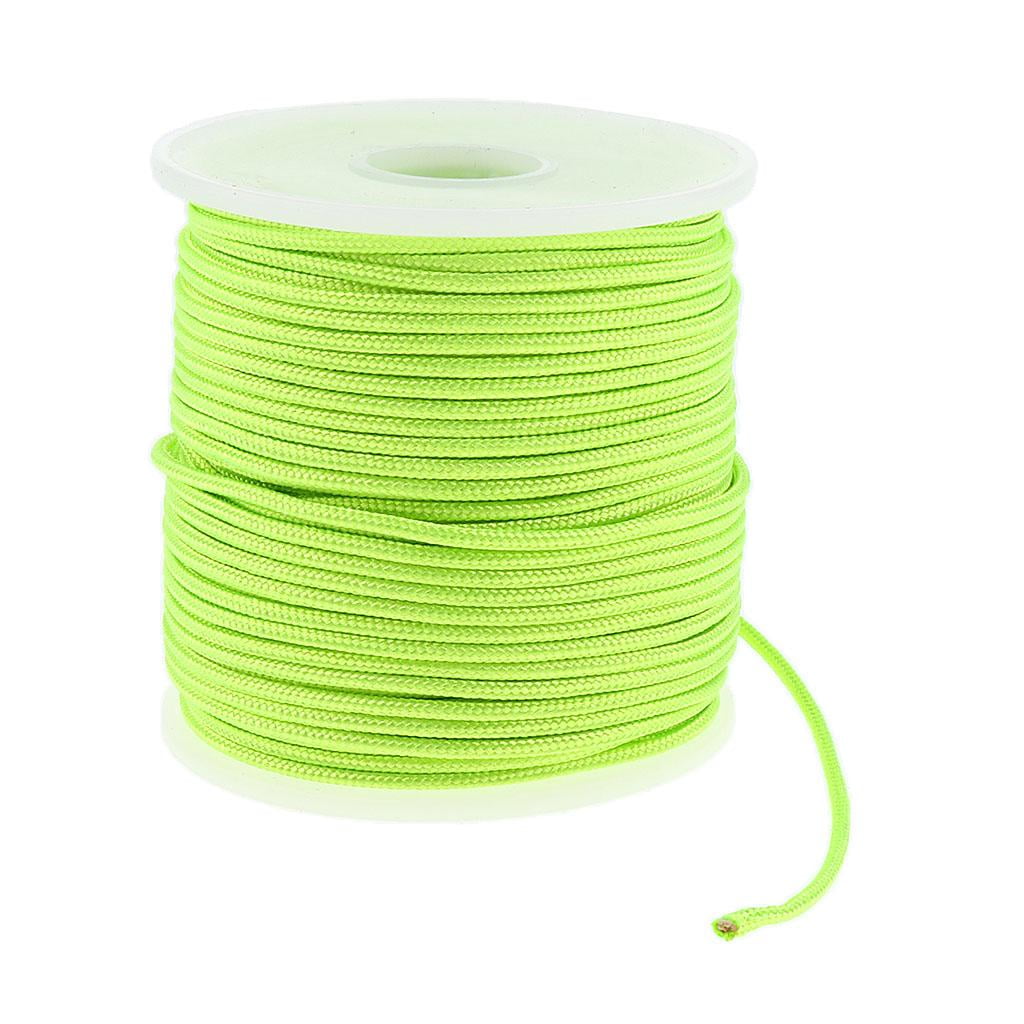 2mm X 50m Nylon Parachute Rope, 6 Core Guyline Tent Ropes, Camping Cord ...