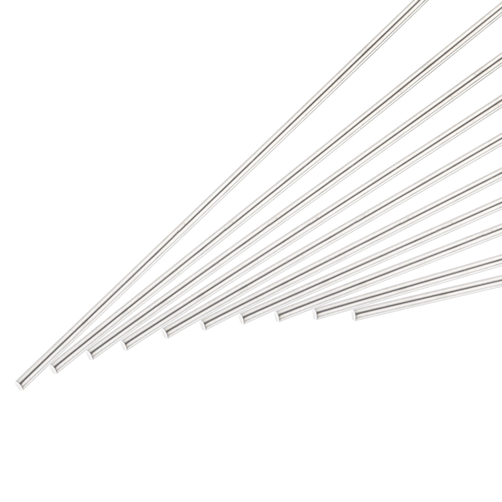 2mm x 300mm Stainless Steel Round Rod, Metal Solid Shaft Lathe Bar ...