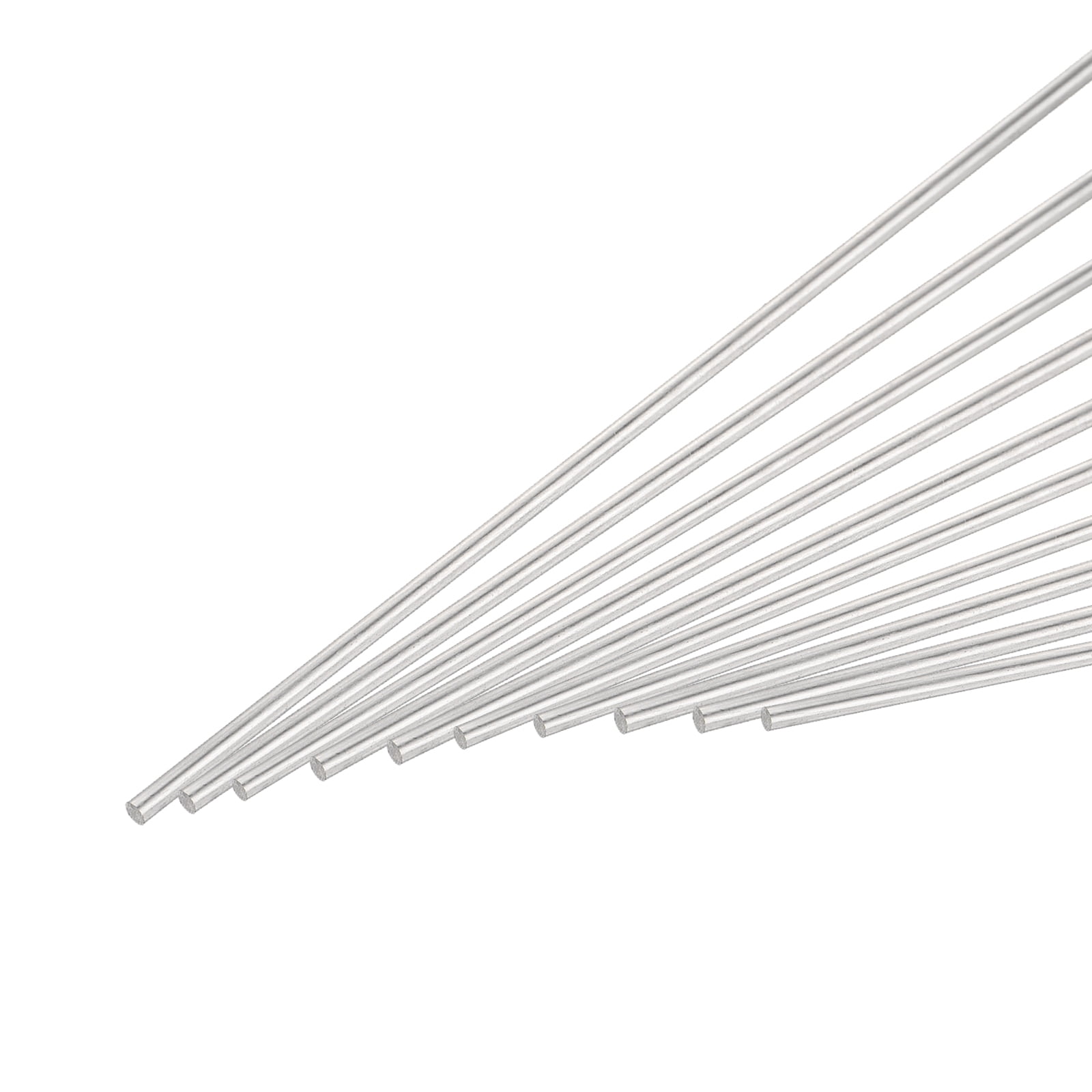 2mm x 300mm Stainless Steel Round Rod, Metal Solid Shaft Rods Lathe Bar ...