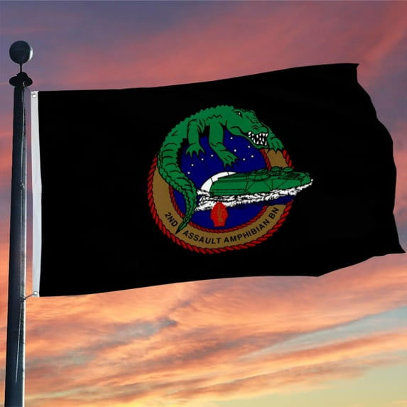 2nd Assault Amphibian Battalion Flag US Military Flag Banner 3x5Feet ...