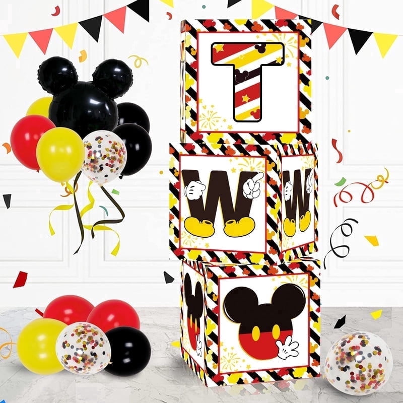 Melofaver 2nd Birthday Party Favors Balloon Boxes Supplies for Baby ...