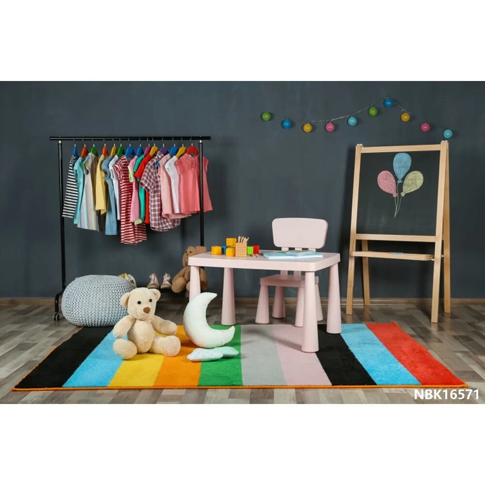 2nd Birthday Photophone Cart Candy Bar Gifts Bear Photography Backdrops ...