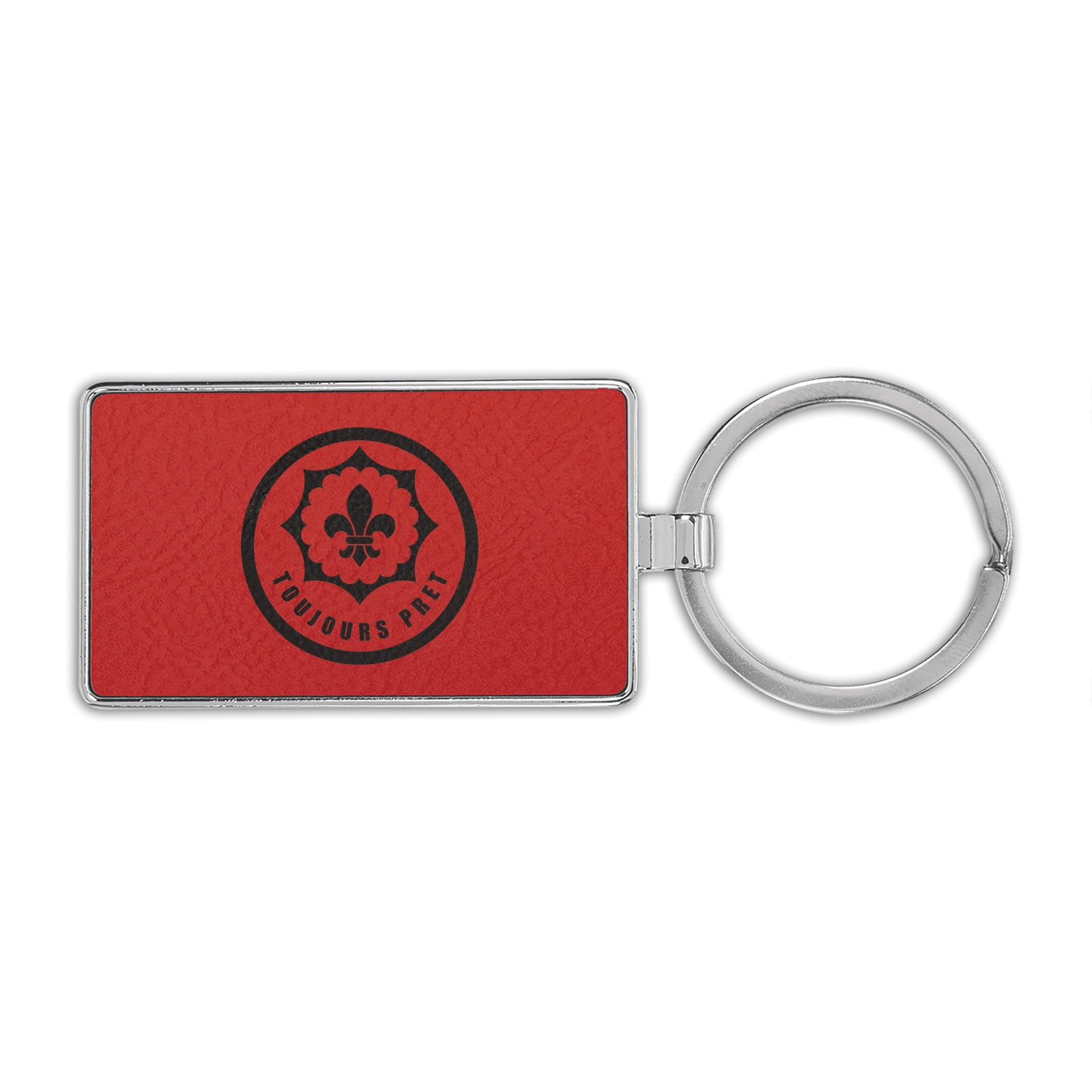 2nd Cavalry Regiment Premium Leatherette Keychain 2nd dragoons - Red - Walmart.com