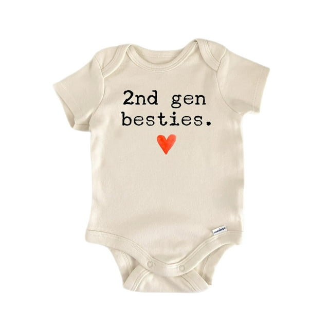 2nd Generation Best Friends - Baby Boy Girl Clothes Infant Bodysuit ...
