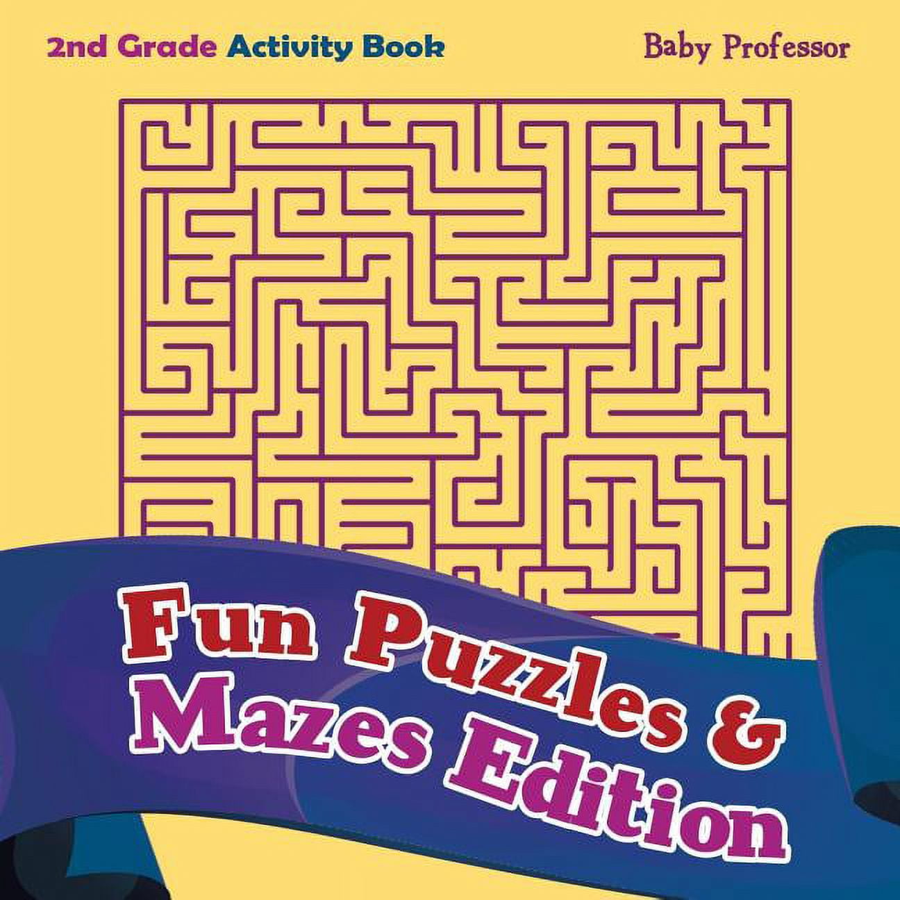 2nd Grade Activity Book: Fun Puzzles & Mazes Edition (Paperback ...