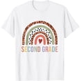 2nd Grade Boho Rainbow Back To School Second Grade Teacher T-Shirt ...