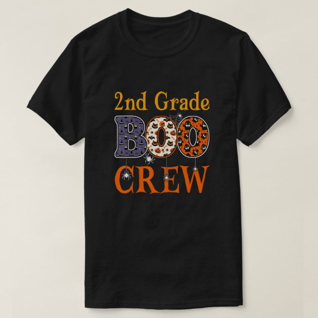 2nd Grade Boo Crew Second Grade Spooky Halloween T T-Shirt - Walmart.com