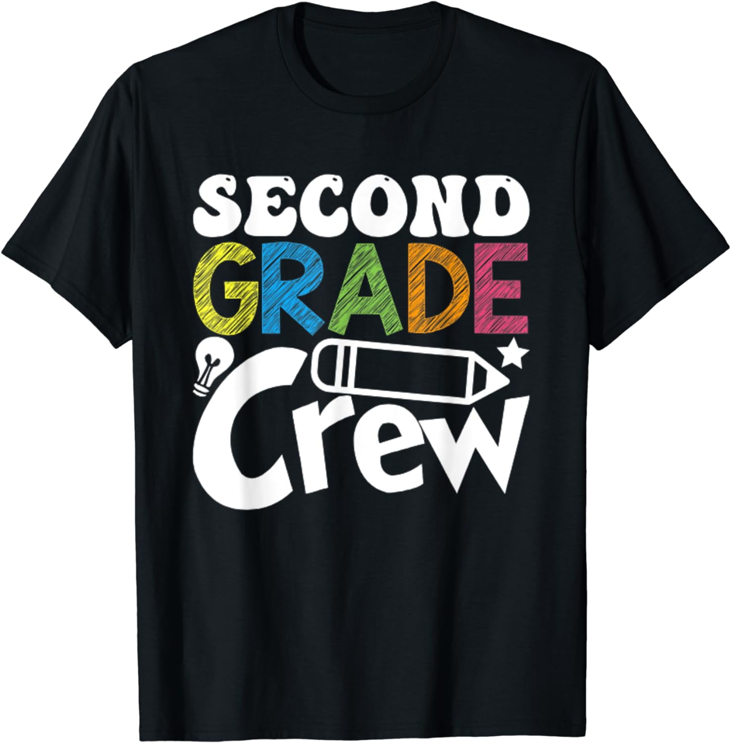 2nd Grade Crew Second Grade School Crew Teacher Student Kids T-Shirt ...