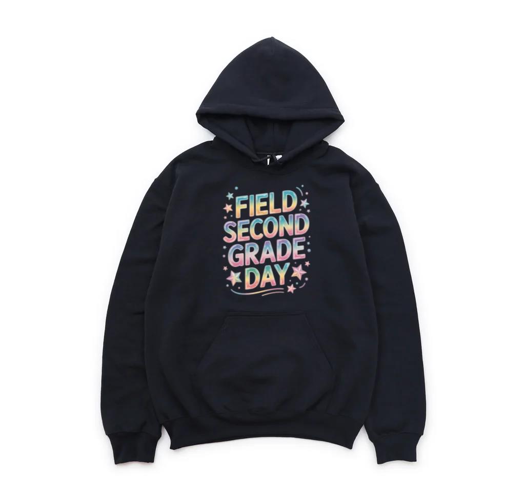 2nd Grade Field Day Let Games Begin School Event Day Graphic Hoodie ...