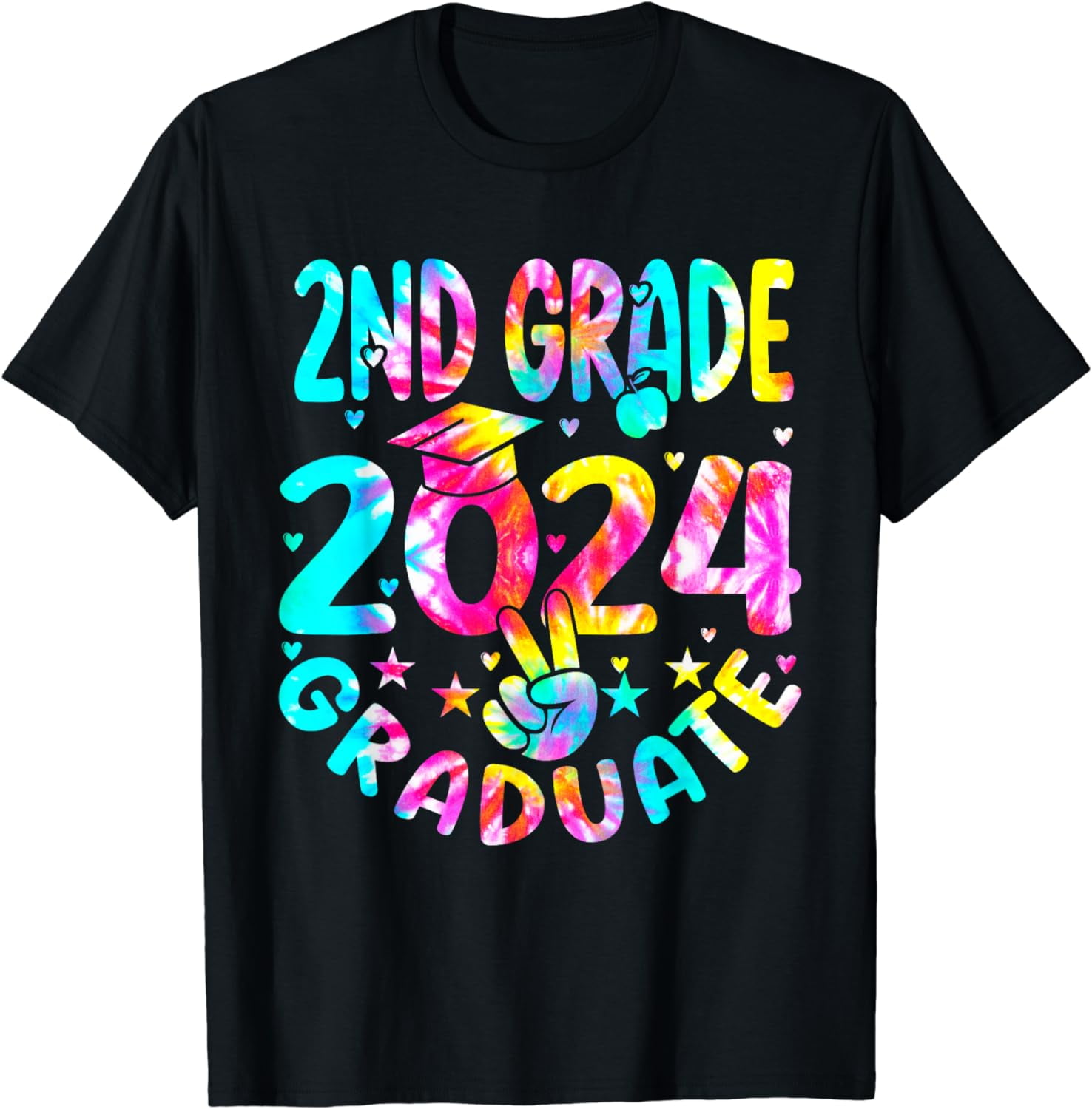 2nd Grade Graduate 2024 Graduation Last Day Of School Tie T-Shirt ...