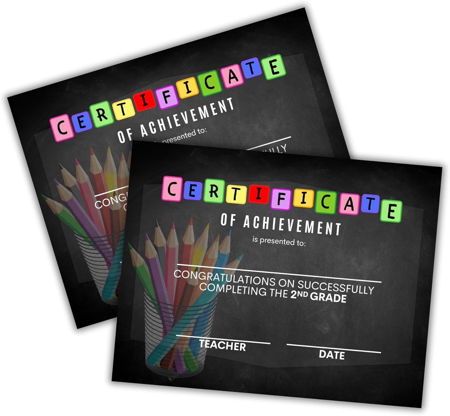 2nd Grade Graduation Certificate of Completion 50 pk 8.5 x 11 for ...