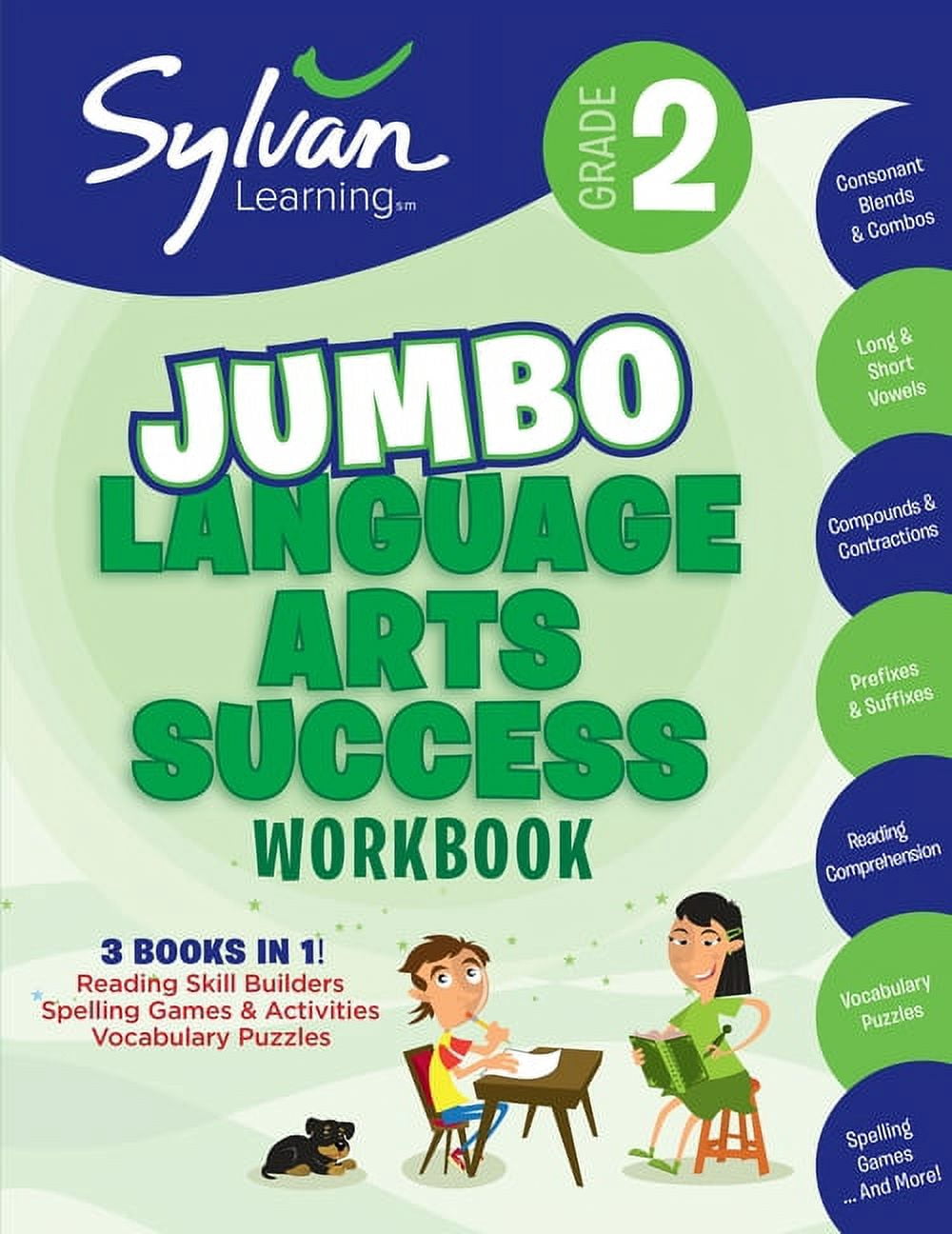 Sylvan Learning 2nd Grade Jumbo Language Arts Success Workbook: Home ...