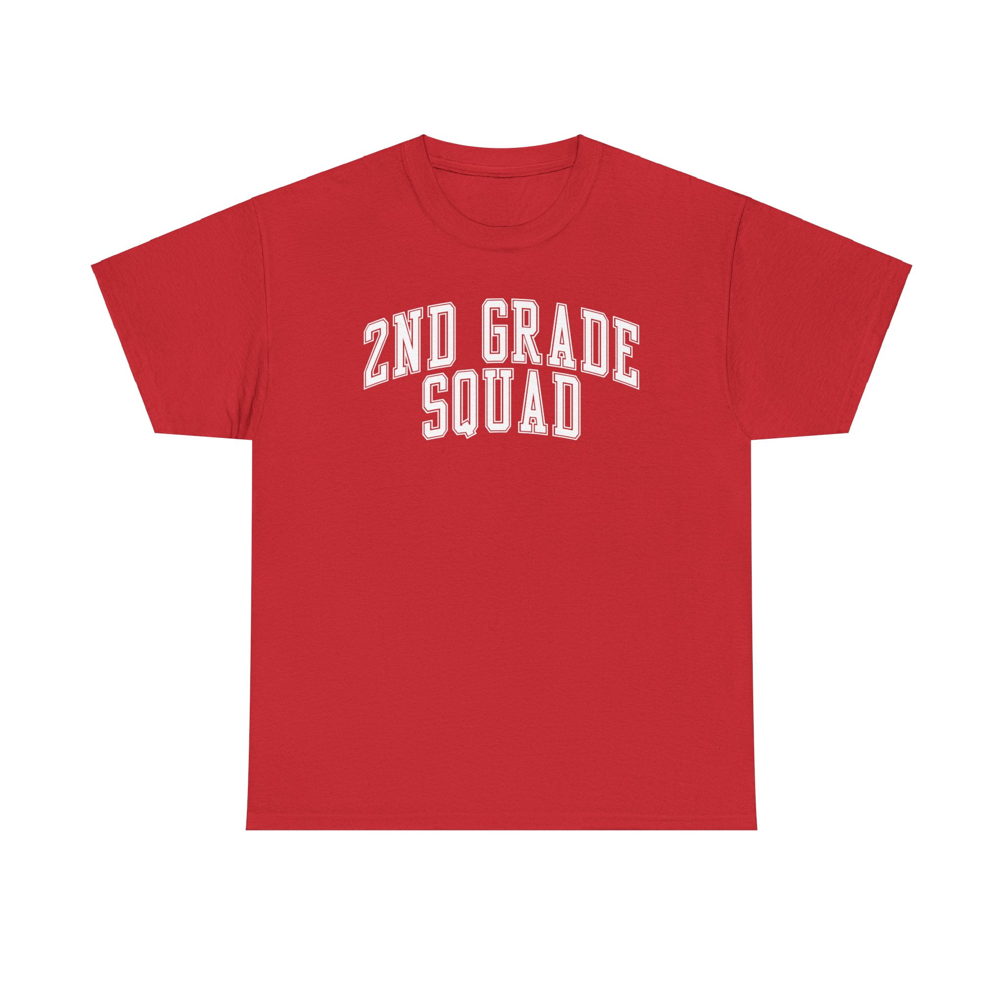 2nd Grade Squad Second Back To School Teacher Shirt Gifts Tshirt Crew ...