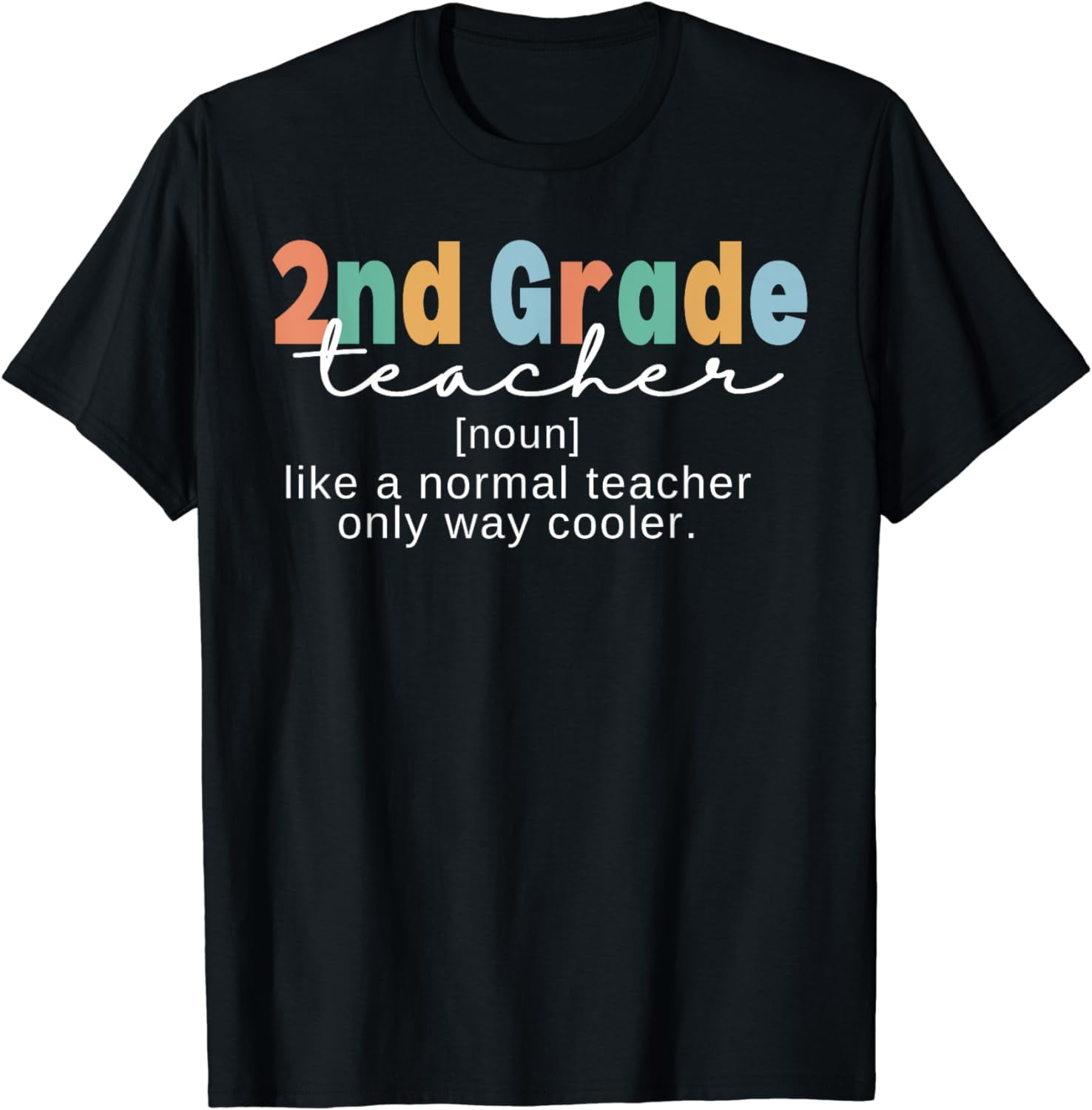 2nd Grade Teacher Definition Second Grade Teacher Definition T-Shirt ...