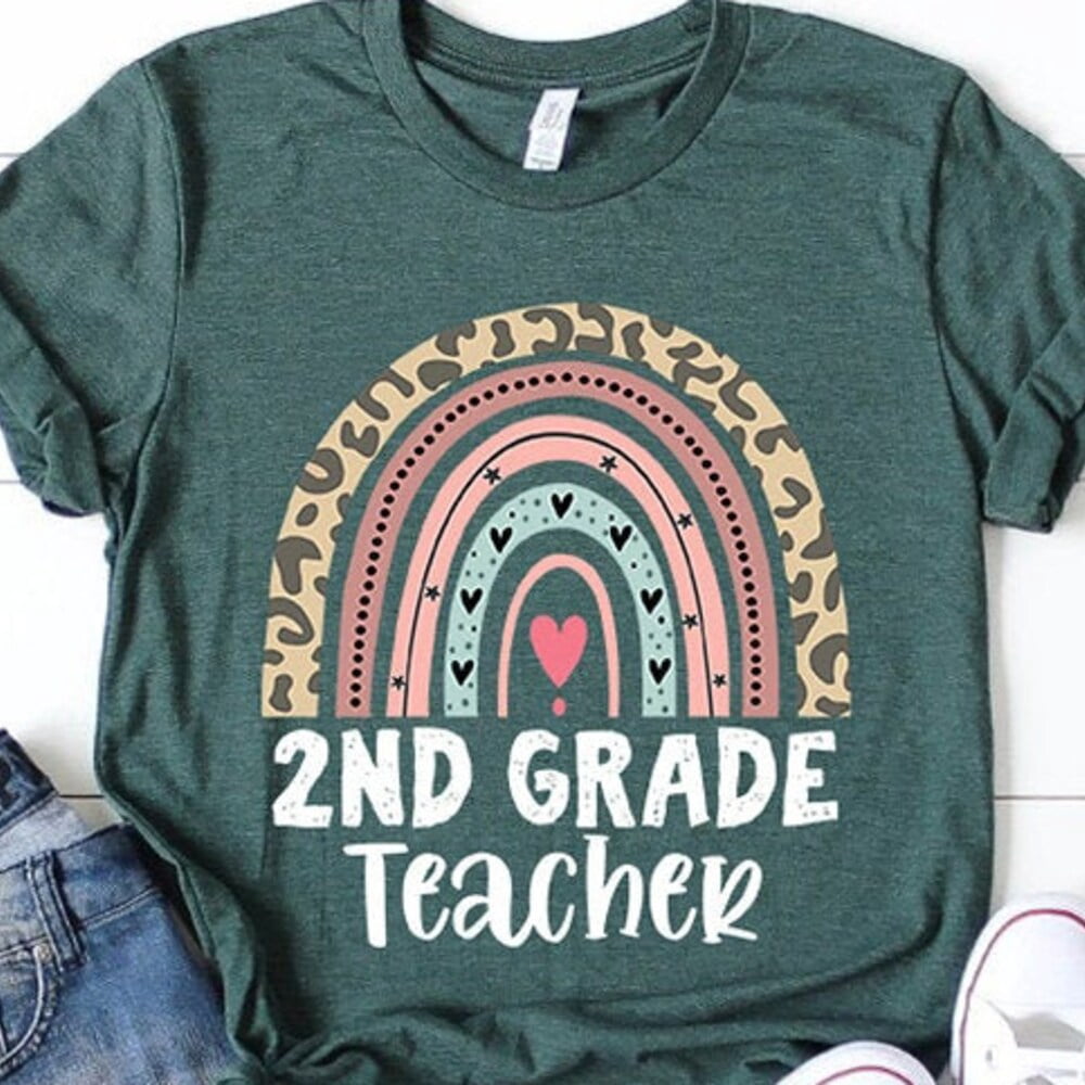 2nd Grade Teacher Shirt, Second Grade Teacher Shirt, 2nd Grade Teacher ...