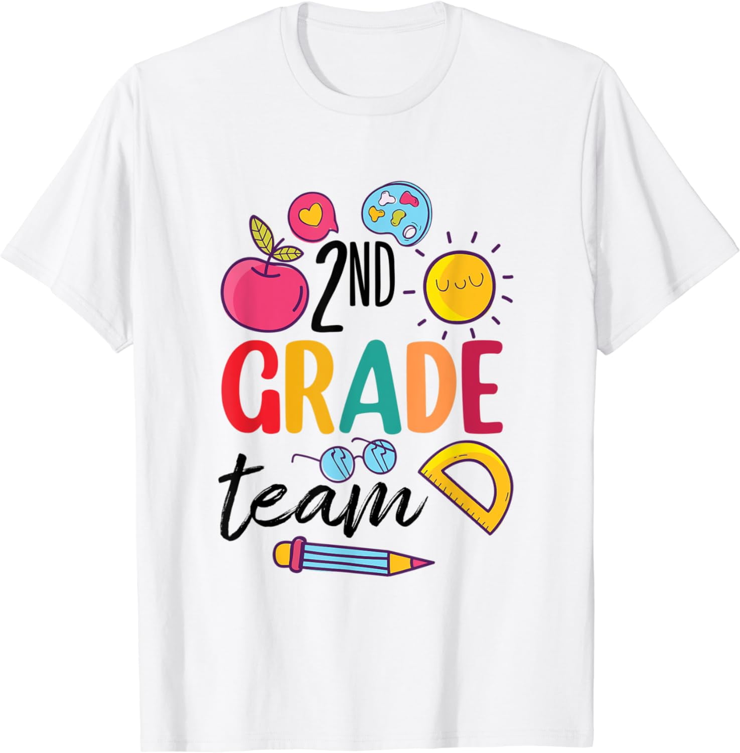 2nd Grade Team Second First Day Of School Boys Girl Teacher T-Shirt - Walmart.com