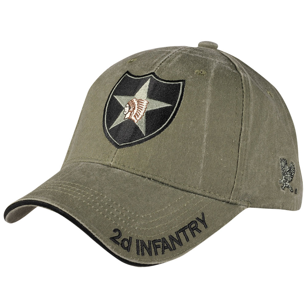 2nd Infantry OD Green Hat - Walmart.com