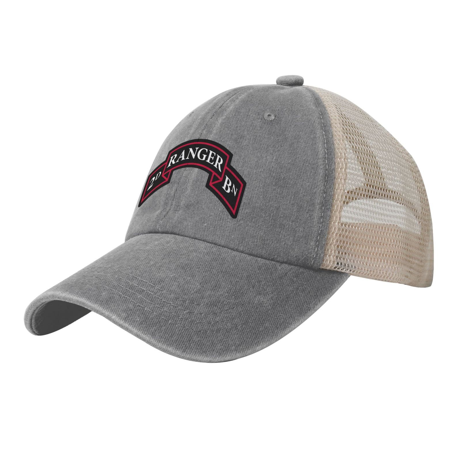 2nd Ranger Battalion Baseball Cap Trucker Hat For Men Women Adjustable ...