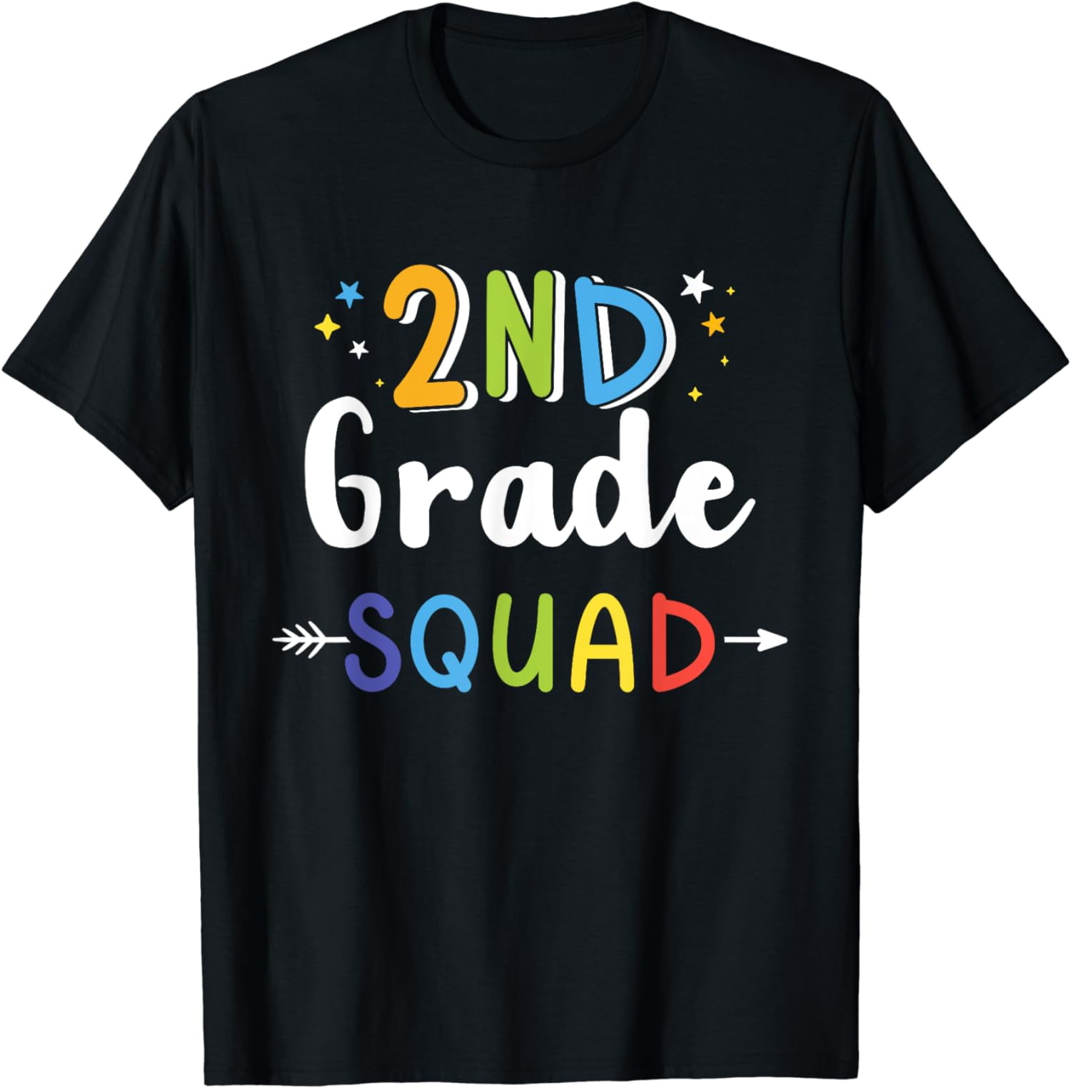 2nd grade squad second back to school student teacher team T-Shirt ...