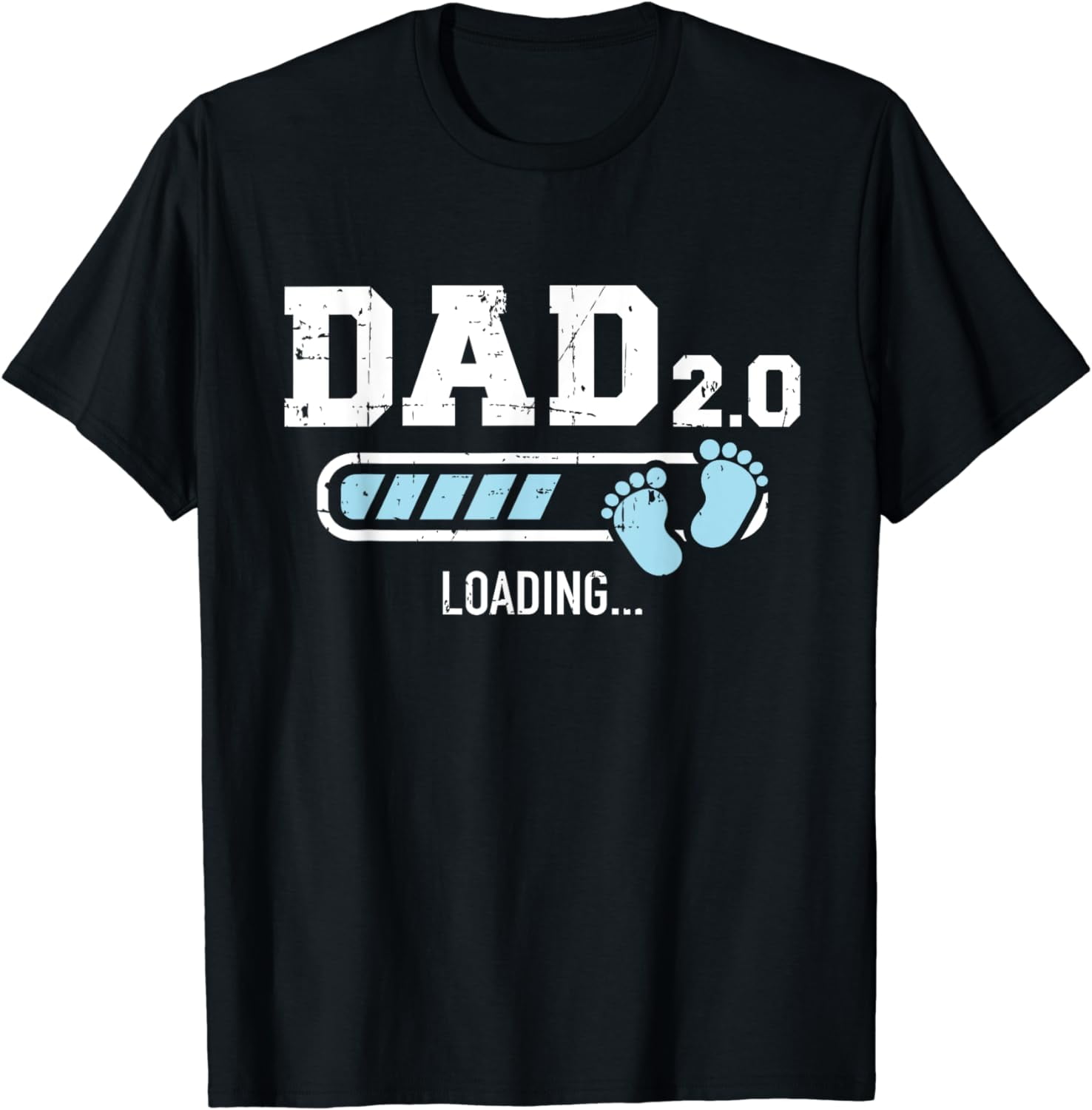 2nd second time Dad loading bar baby announcement T-Shirt - Walmart.com